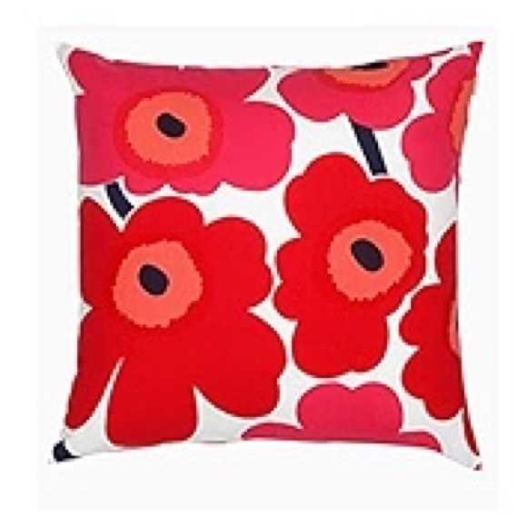Marimekko | Accents | Nwt Marimekko Pieni Unikko Cotton Pillow Cover ...
